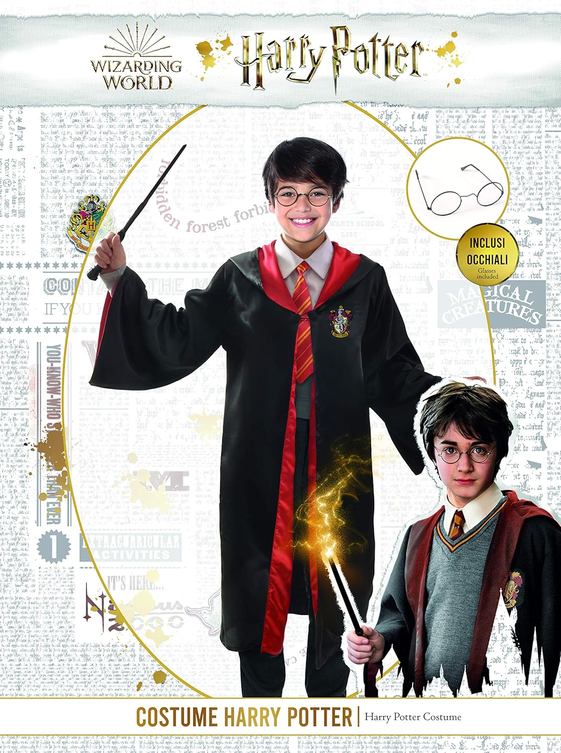 Ciao Harry Potter Kostüm, Ciao, Polyester, 9-11 Jahre, Schwarz-Rot ...